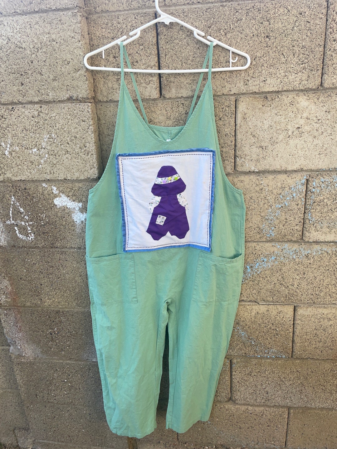 Upcycled Sun Bonnet Sue Overalls - Etsy