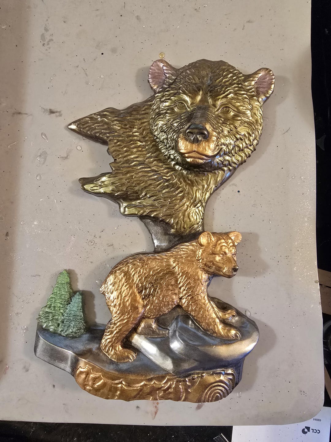 Resin Bear Statue - Etsy