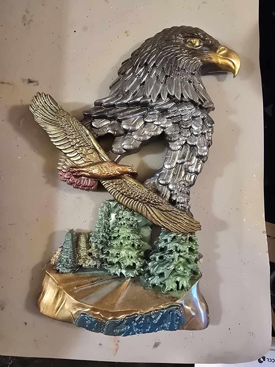 Resin Eagle Statue - Etsy