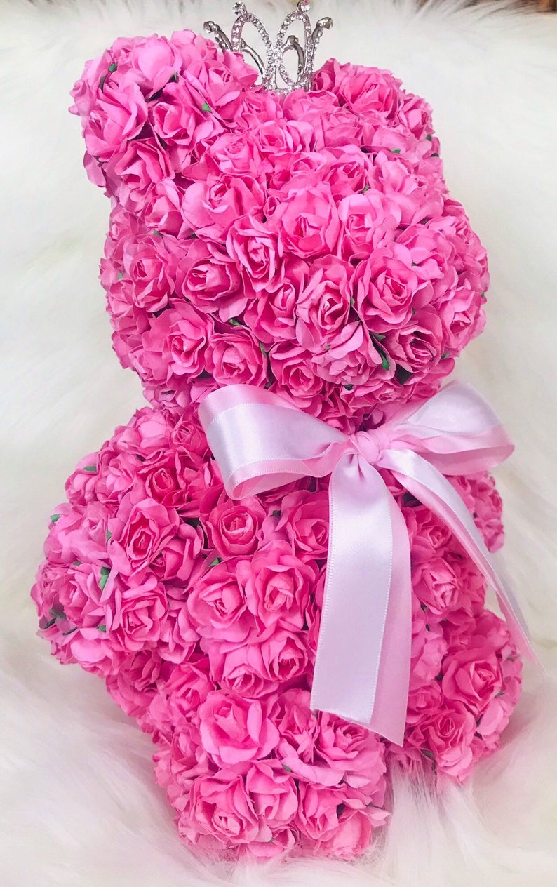 12 Rose Bear Flower Bear Roses Teddy Beargift - Etsy India