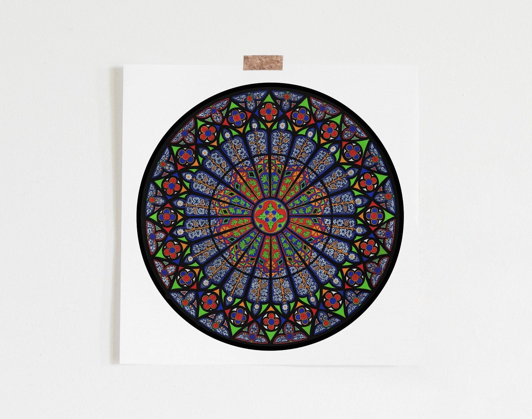 Geometric Cathedral Window - Etsy