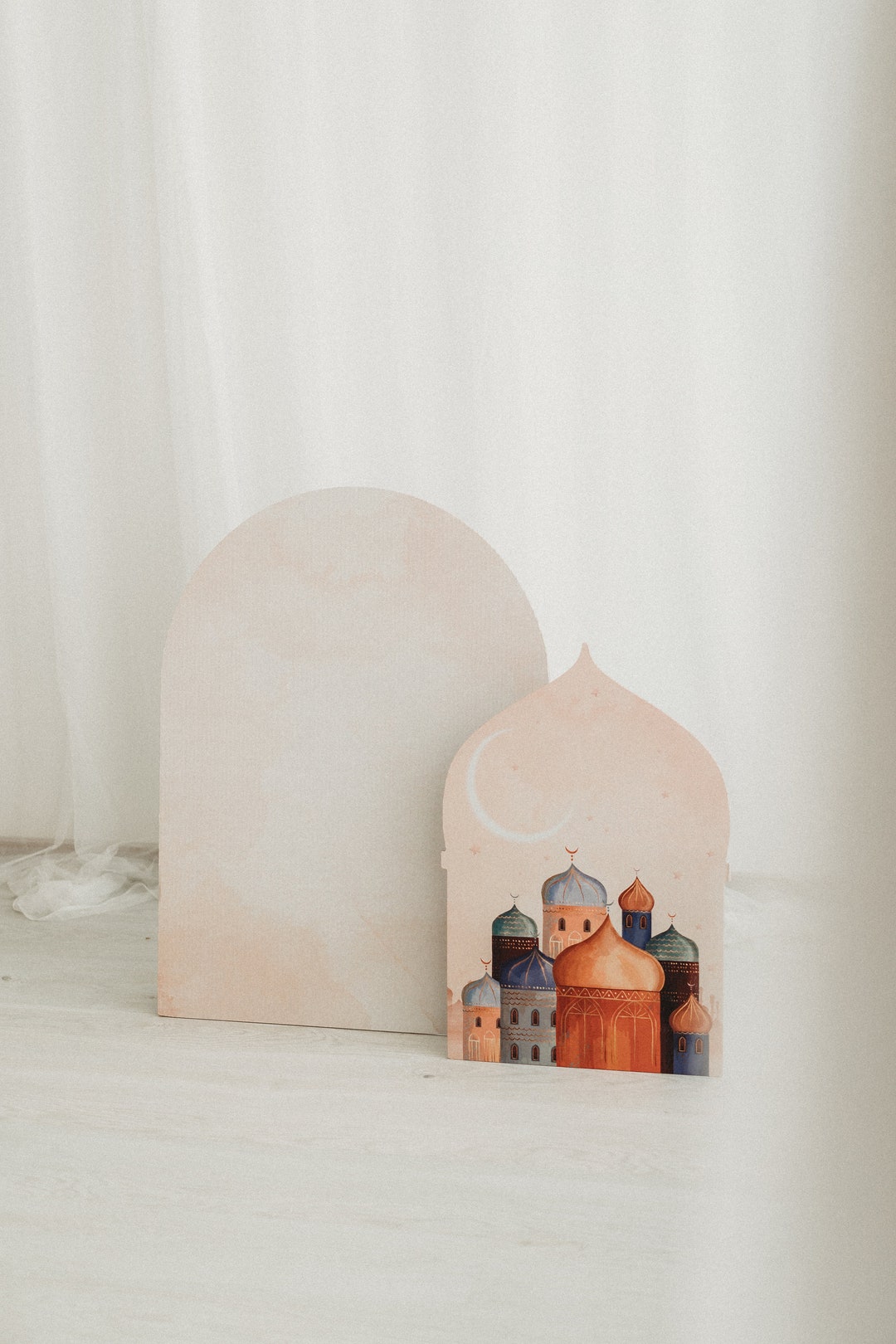 Cardboard Cutout Ramadan Mosque Decoration Eid Mubarak Ramadan Kareem ...