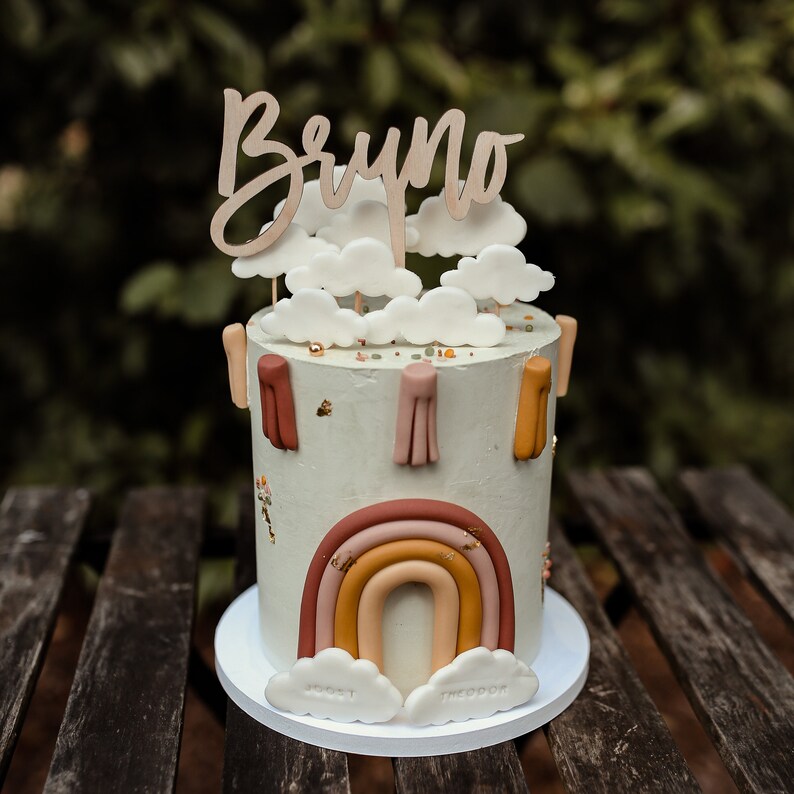 Cake Topper With Name Cake Topper Personalized Birthday - Etsy UK