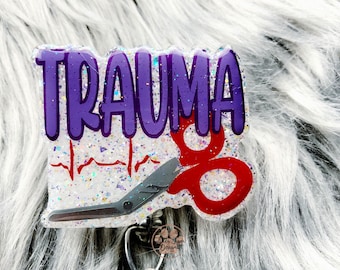 Trauma Nurse Badge Reel - Etsy