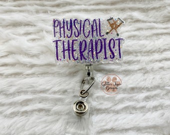 Physical Therapy Badge Reel | Etsy