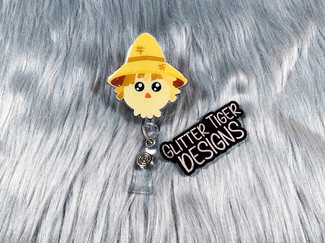 Scarecrow Badge Reel, Fall Badge Reel, Scarecrow, Nurse Badge Reel ...