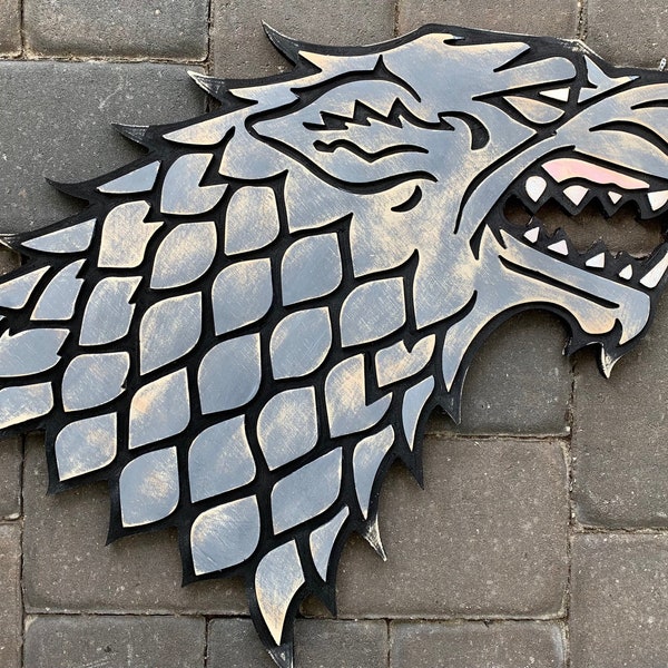House Stark Wall Art - Etsy