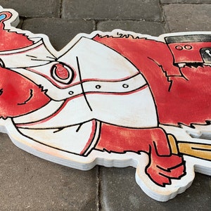 Cincinnati Reds Gapper Mascot Wooden Wall Hanging Sign - Etsy