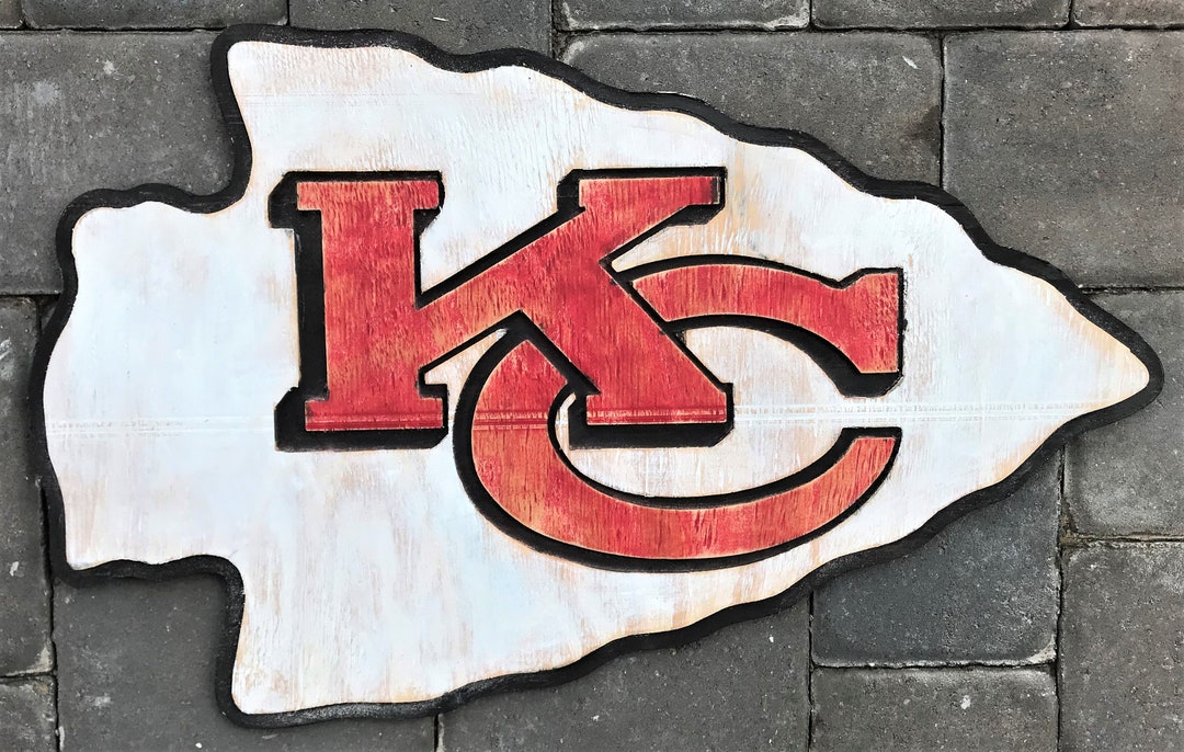 Kansas City Chiefs Football Logo Decor - Etsy