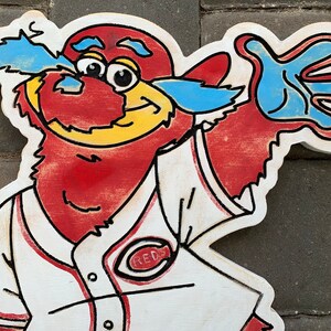Cincinnati Reds Gapper Mascot Wooden Wall Hanging Sign - Etsy