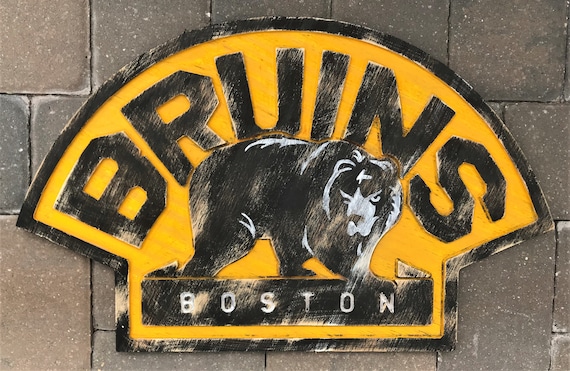 Boston Bruins Wooden Wall Decoration Sign | Etsy