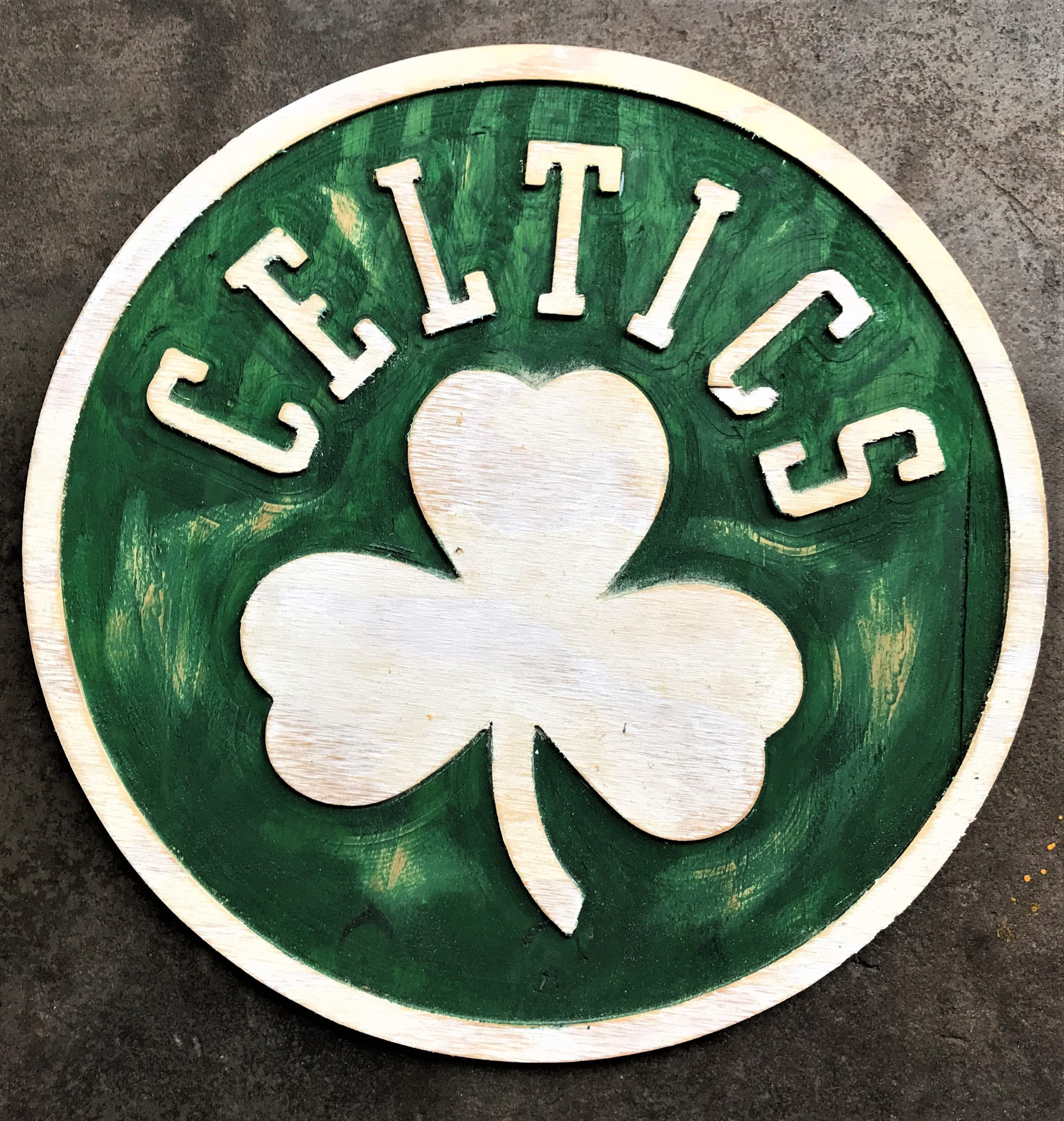 Boston Celtics Wooden Wall Hanging Sign | Etsy