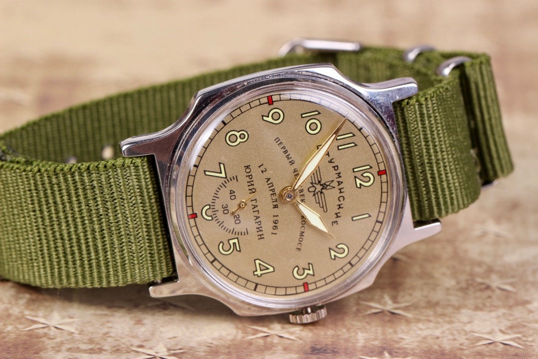 Sturmanskie Gagarin Watch Gift Komandirskie Watch Pobeda Wristwatch ...
