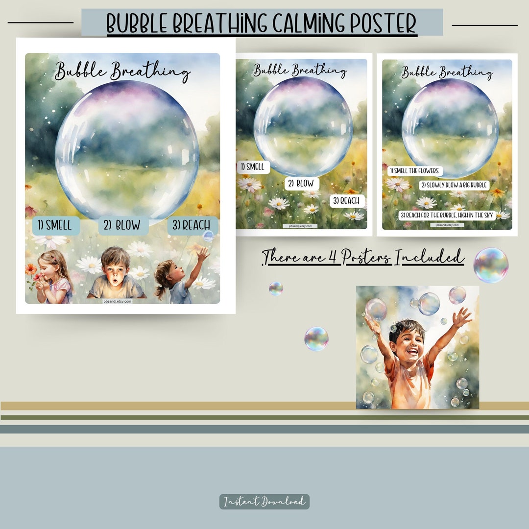 Child's Calming Poster, Social Emotional, Calming/coping Strategies ...