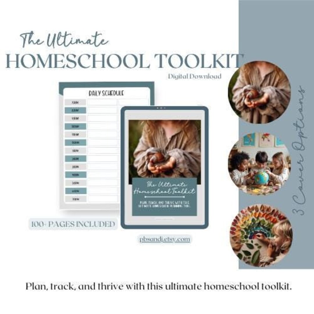 Ultimate Homeschool Toolkit | 100+ Pages of Planners, Trackers ...