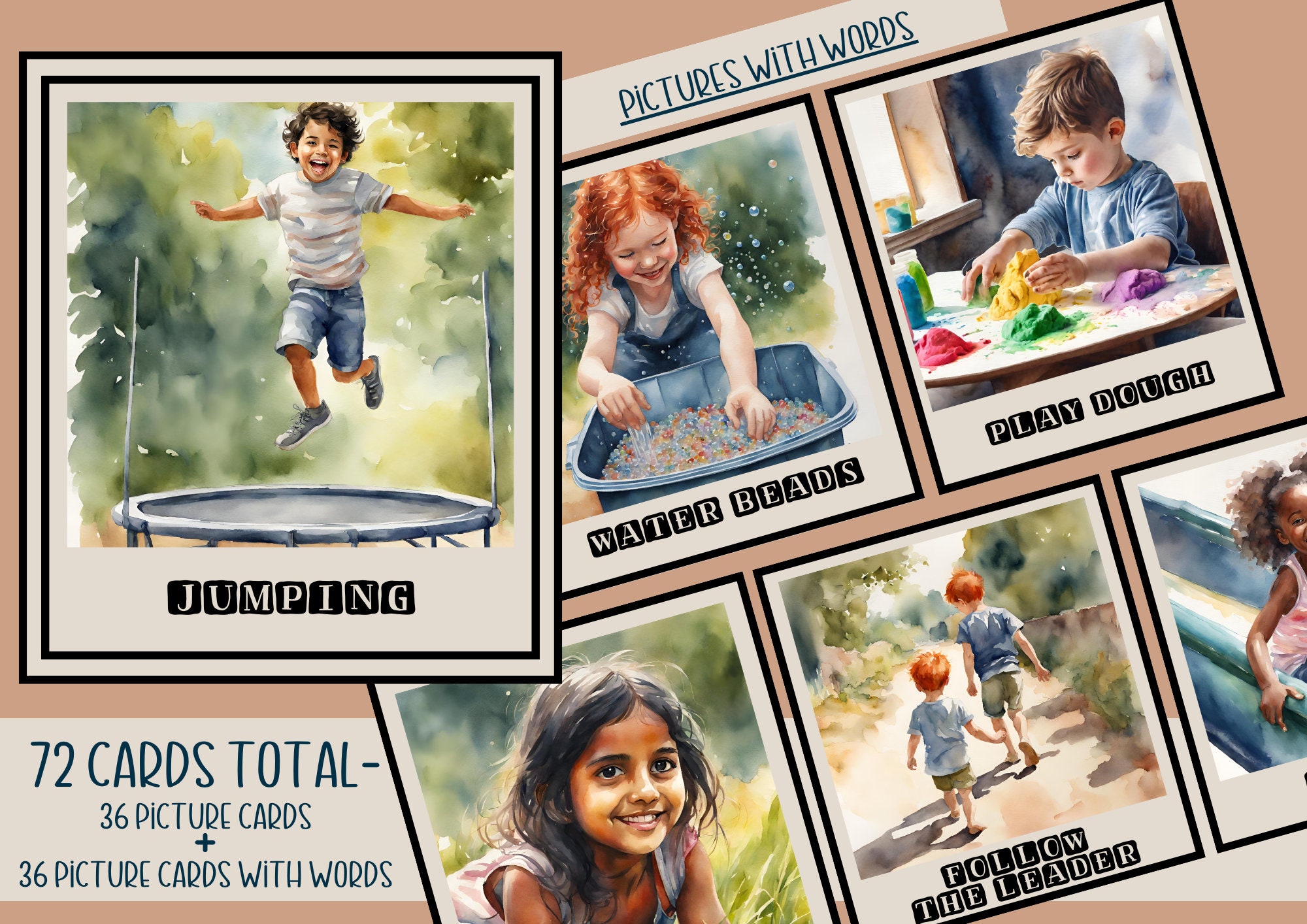 Sensory Calming Activities & Movement Cards: ADHD, ASD Coping (PDF ...