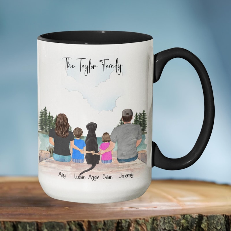 Custom Cartoon Cat Mug - Etsy