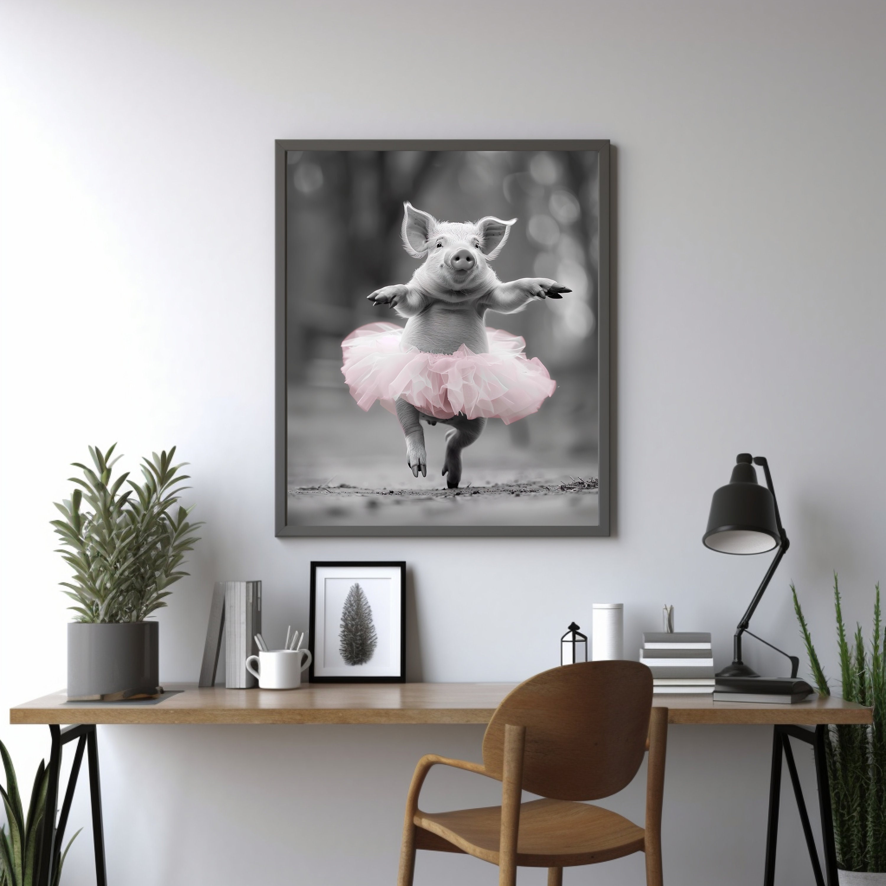 Funny Pig Print, Pig Wall Art, Pig Gifts, Pig Art, Pig Decor, Pig Photo ...