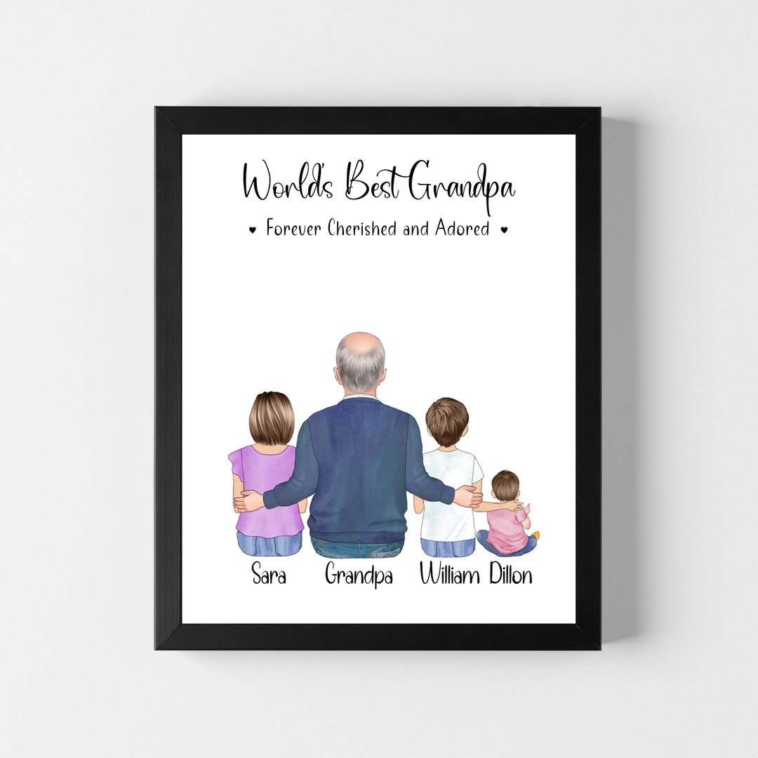 Grandpa Fathers Day, Grandpa Birthday Gift, Personalized Grandpa Gift ...