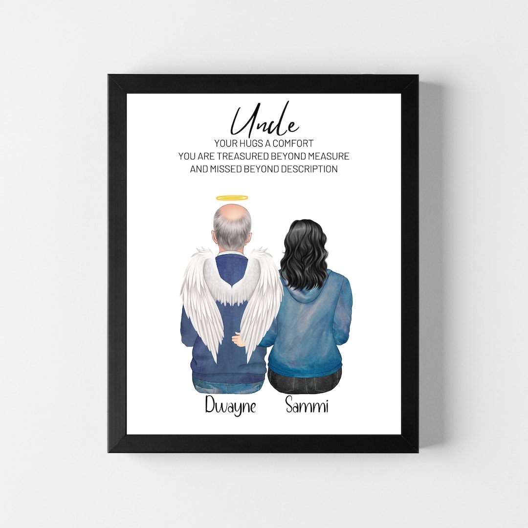 Uncle Memorial Gift, Loss of Uncle, in Memory of Uncle, Sympathy Gift ...