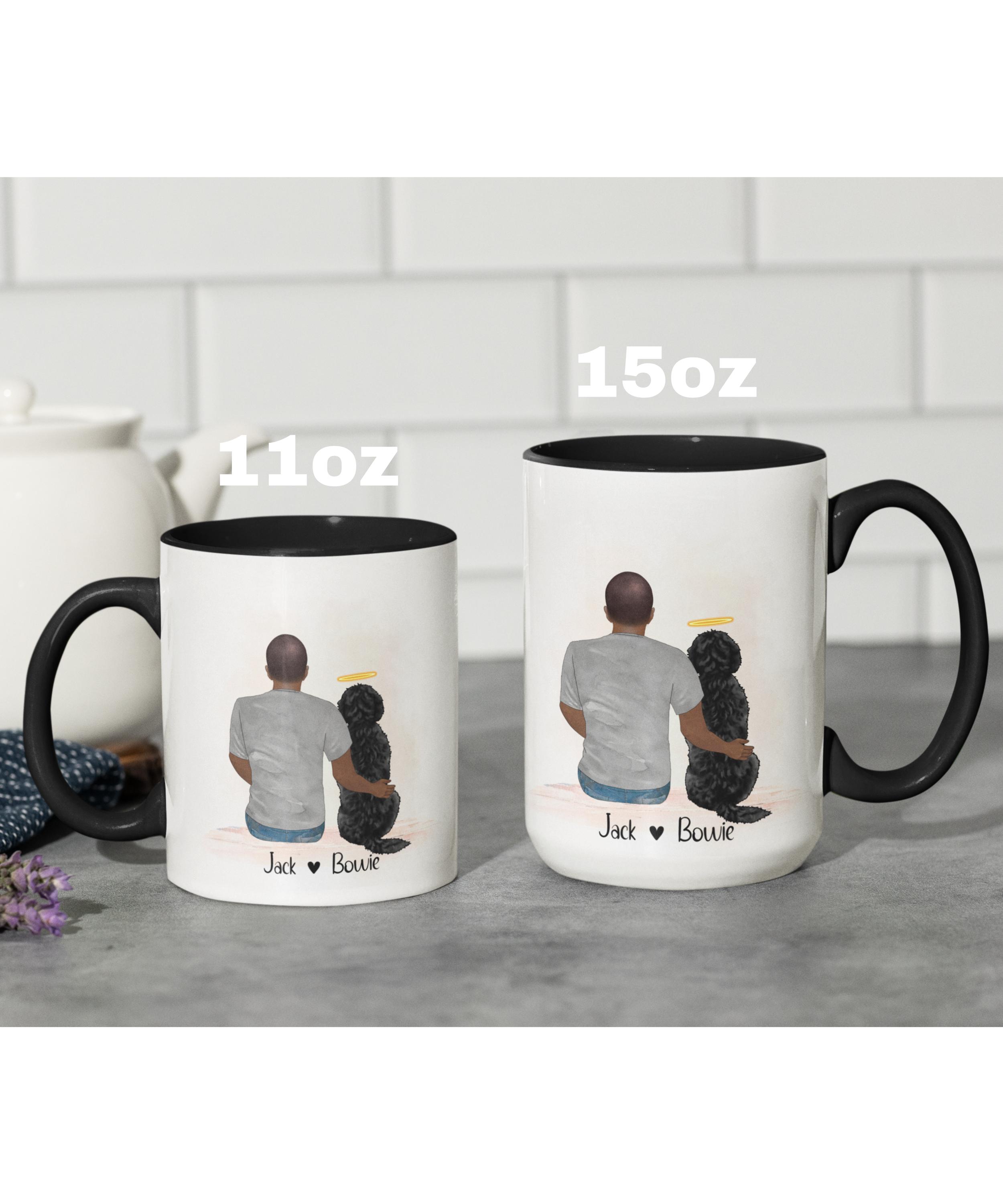 Personalized Dog Dad Mug, Custom Dog Dad Cup, Pet Owner Gifts, Custom ...