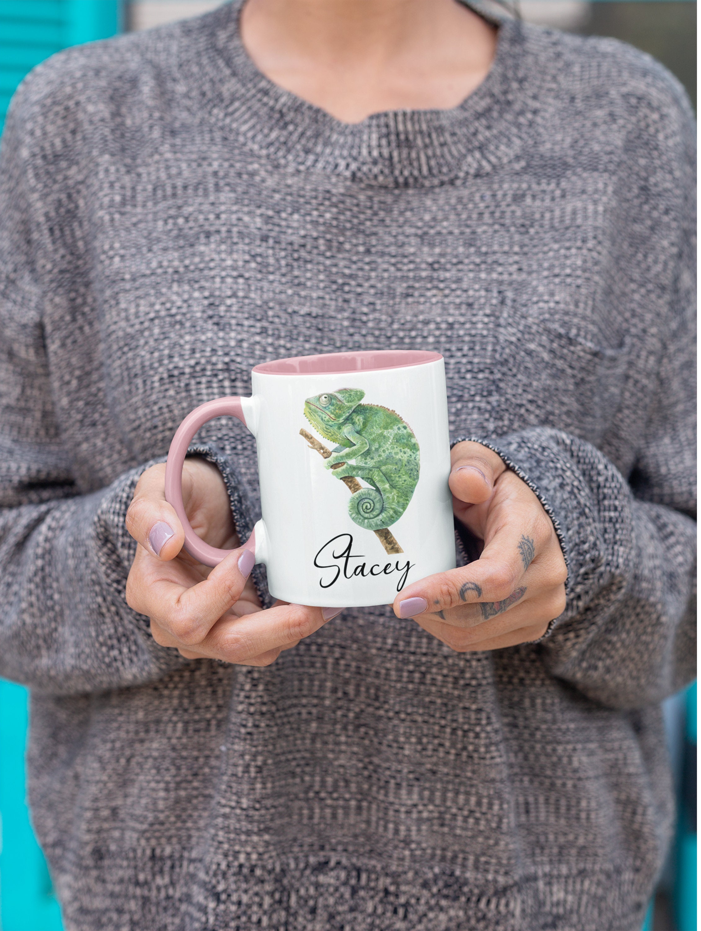 Personalized Chameleon Mug Chameleon Gifts Chameleon Gift - Etsy
