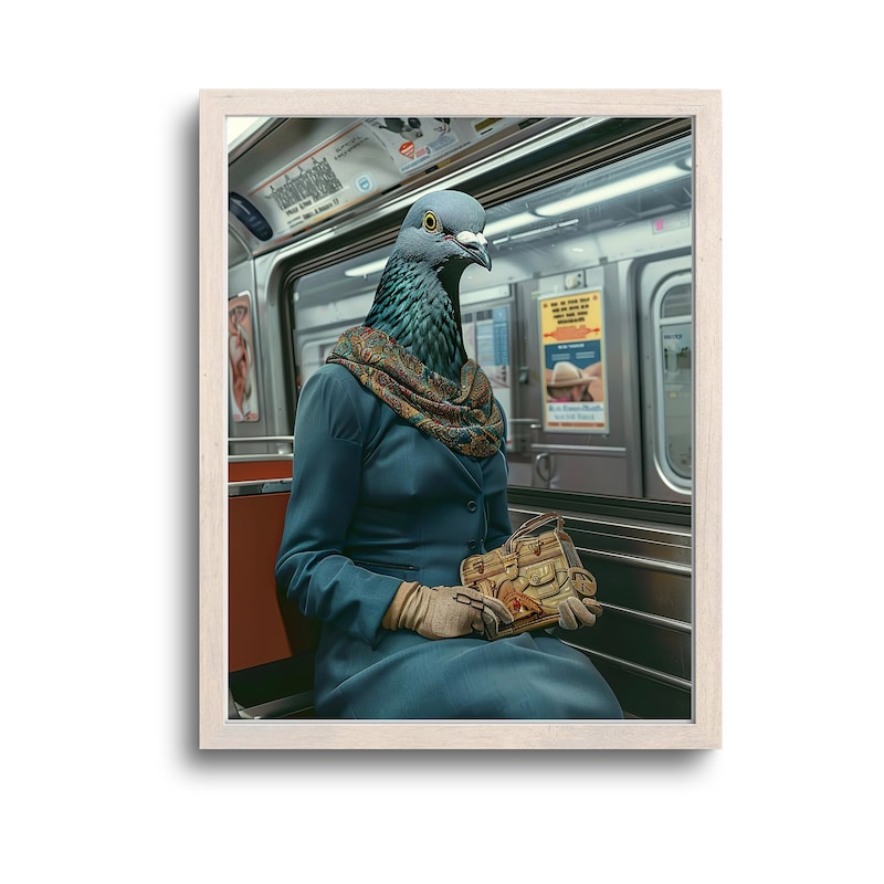 Pigeon Art - Etsy
