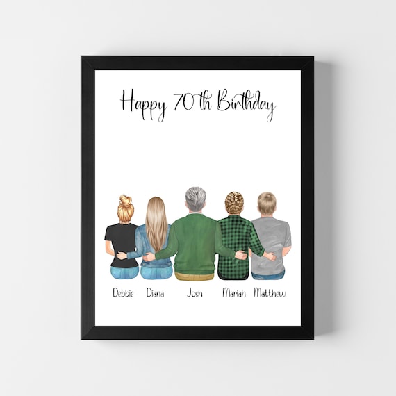 Happy 70th Birthday Gift Personalized Dad Birthday Gift 70th Birthday Gifts for Dad 70th Birthday Gift Ideas Birthday Gifts for Dad Etsy
