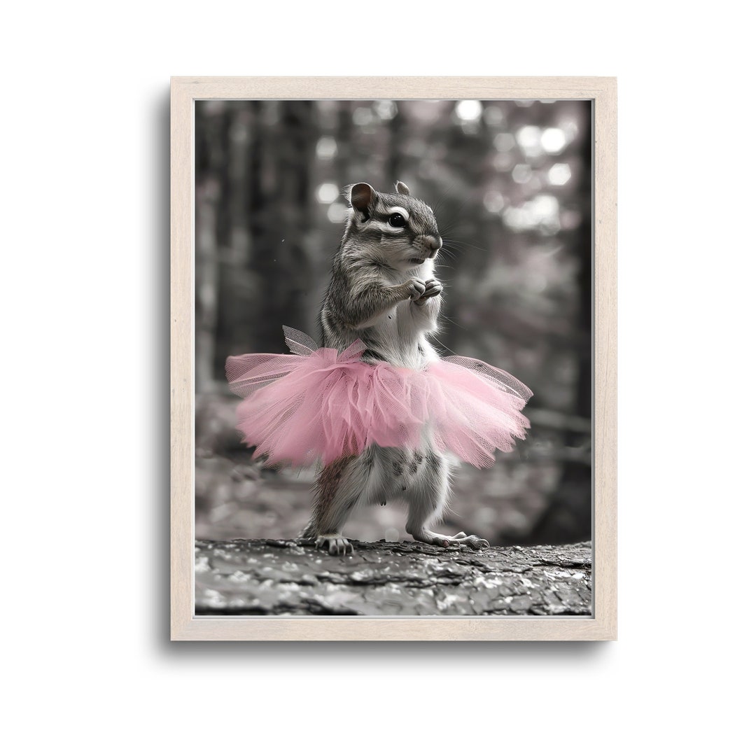Funny Chipmunk Print, Chipmunk Wall Art, Chipmunk Gifts, Chipmunk Decor ...