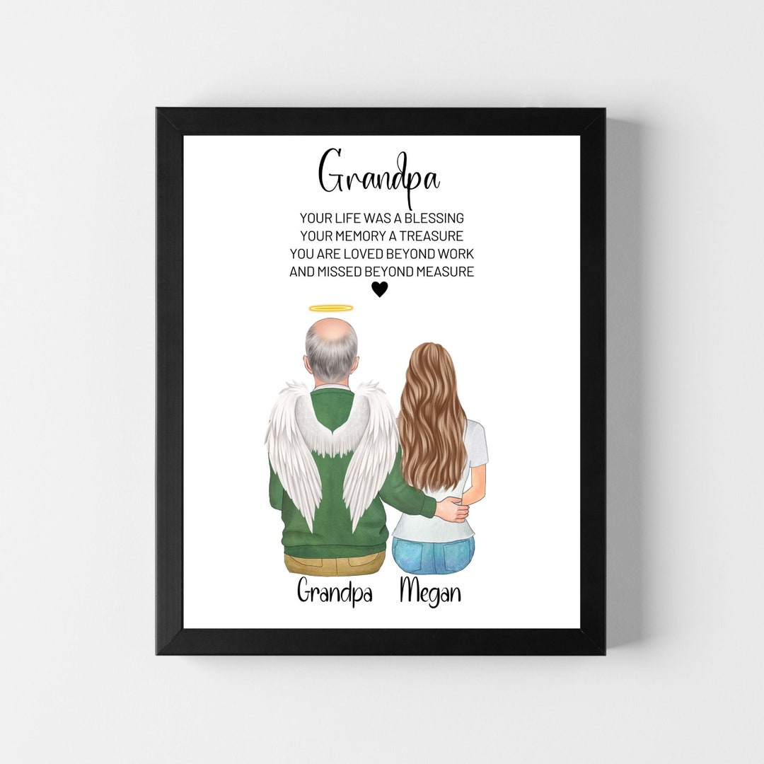 Grandpa Memorial Gift, in Memory of Grandfather, Loss of Grandpa ...