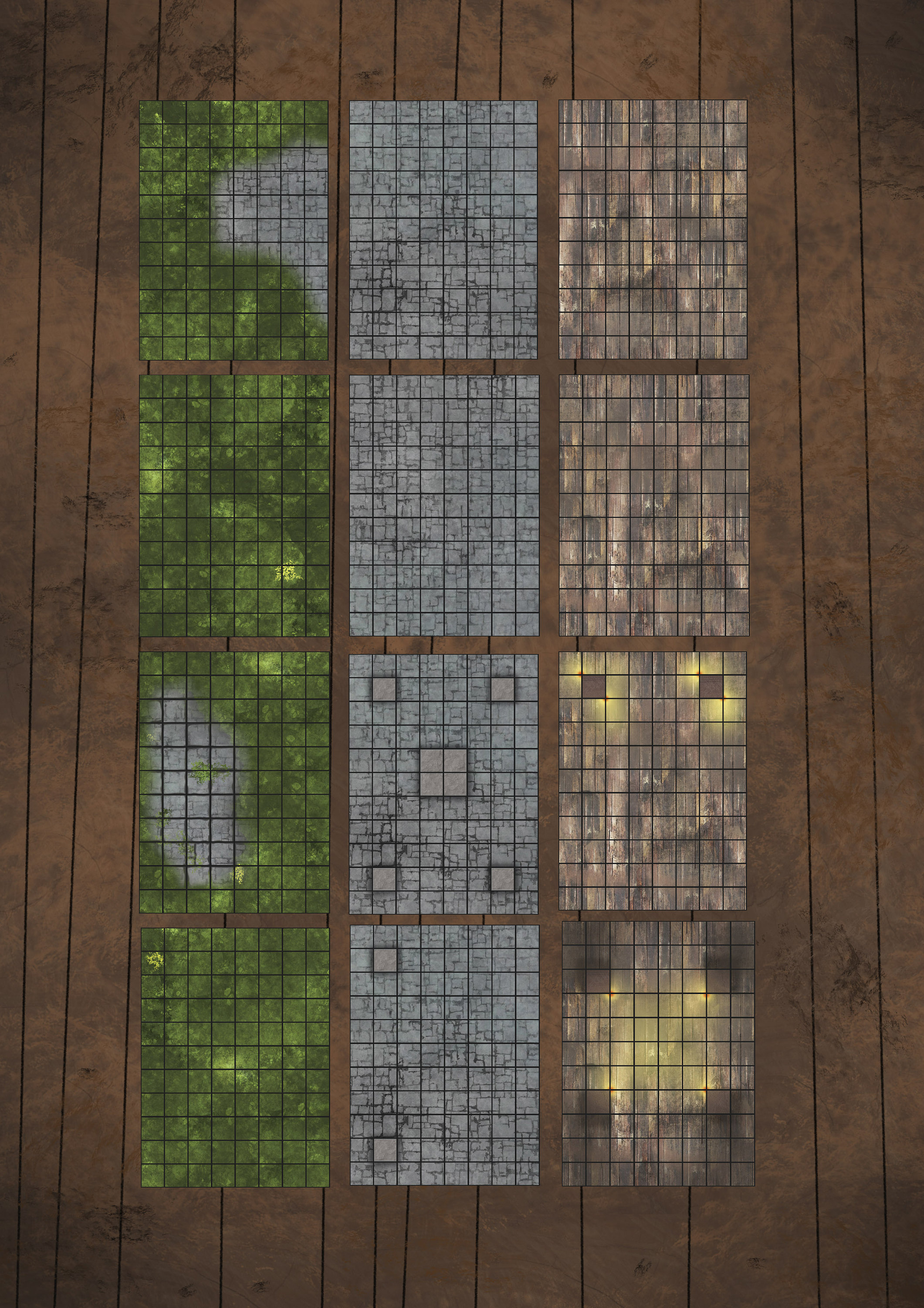 12 Dnd Battle Mats Pack - Etsy