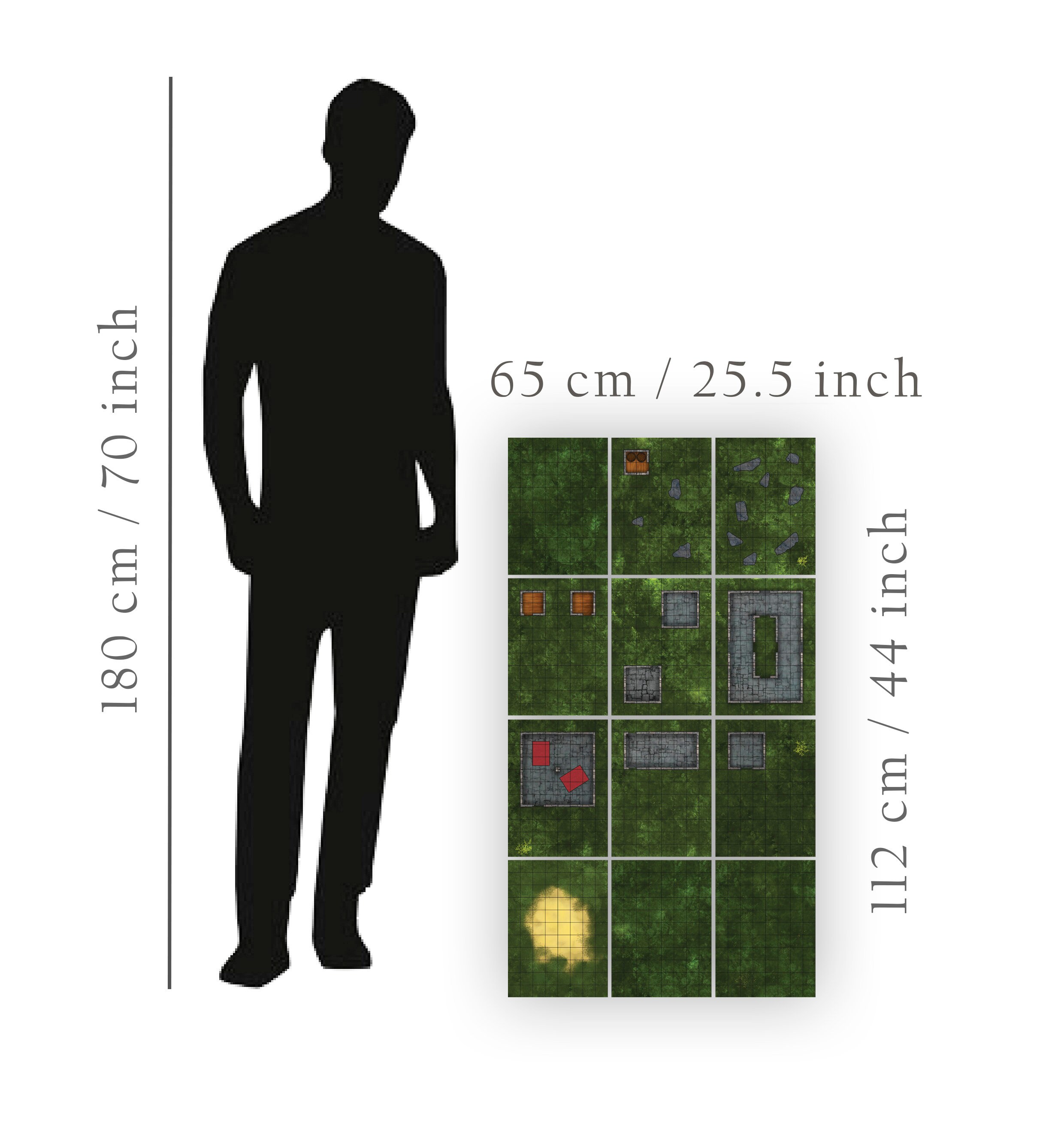 12 Dnd Forest Maps Pack 3 Roll20 Version Included - Etsy