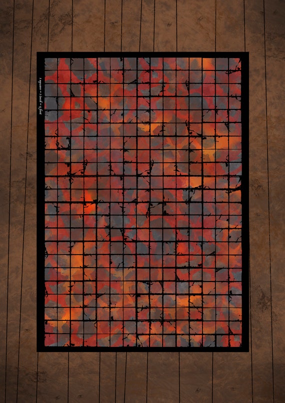 Lava Battle Mat for Role Play Dnd and Roll20 - Etsy