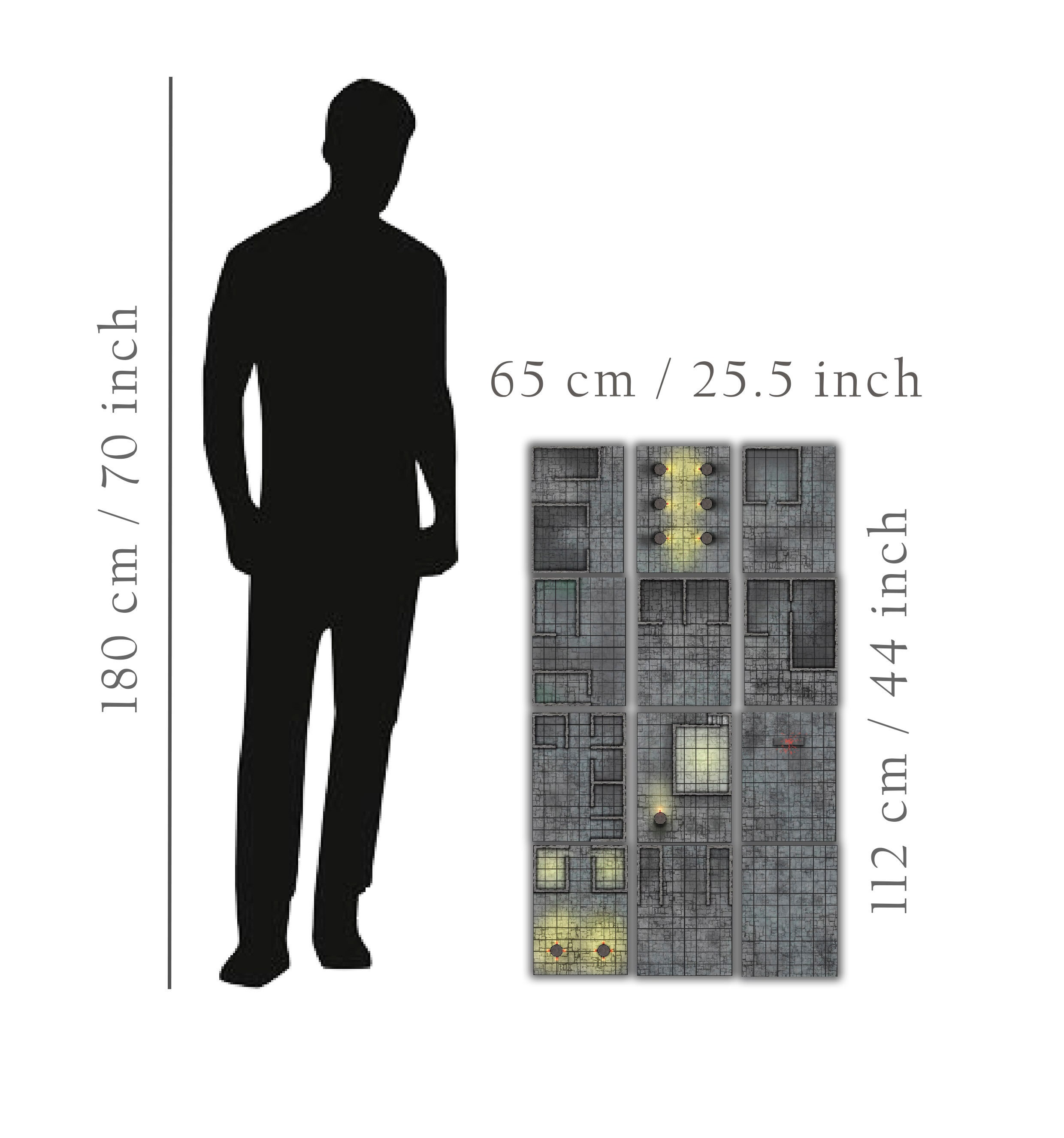 Dnd 12 Dungeon Battle Mats Pack - Etsy