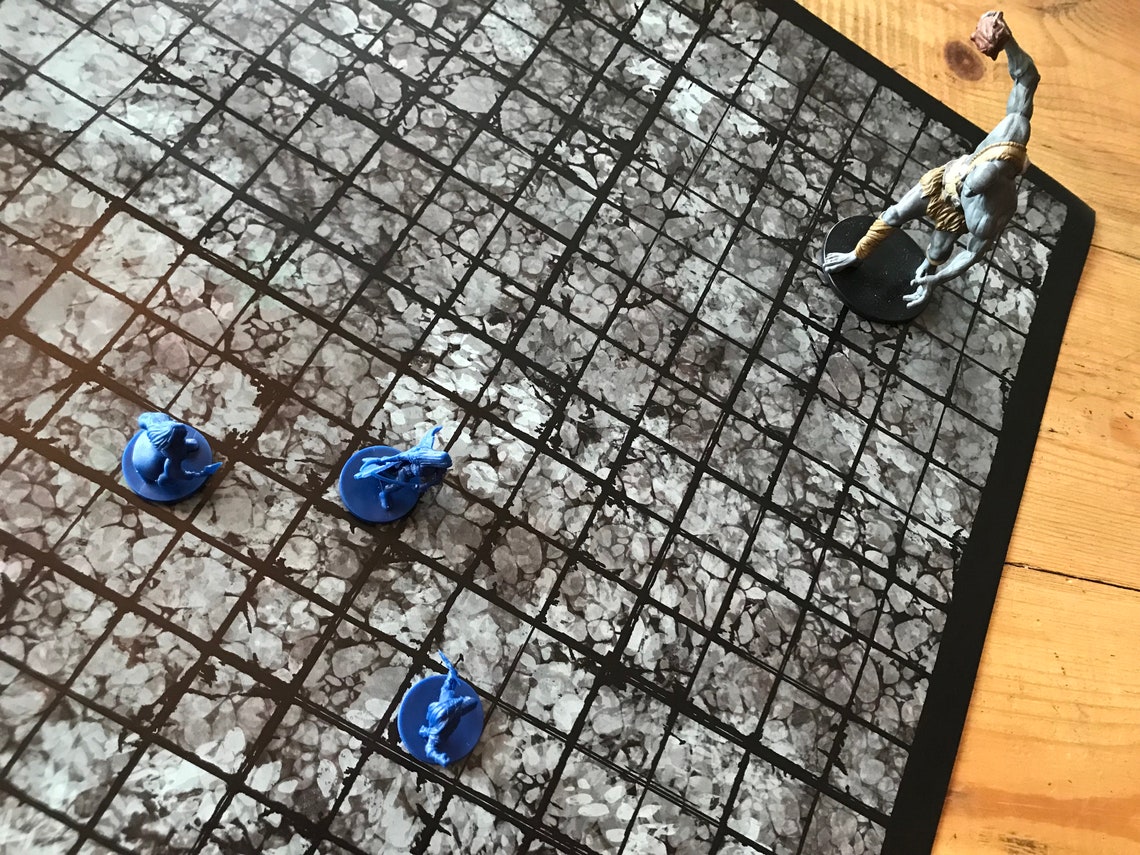 Dnd Battle Grid Mat Pack of 5 Battle Mats - Etsy