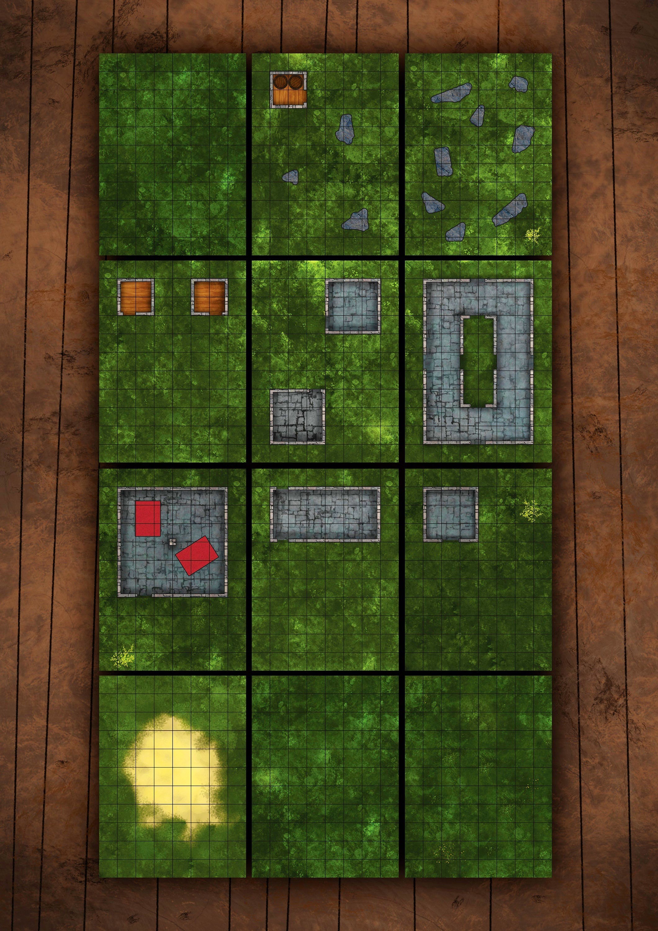 12 Dnd Forest Maps Pack 3 Roll20 Version Included - Etsy