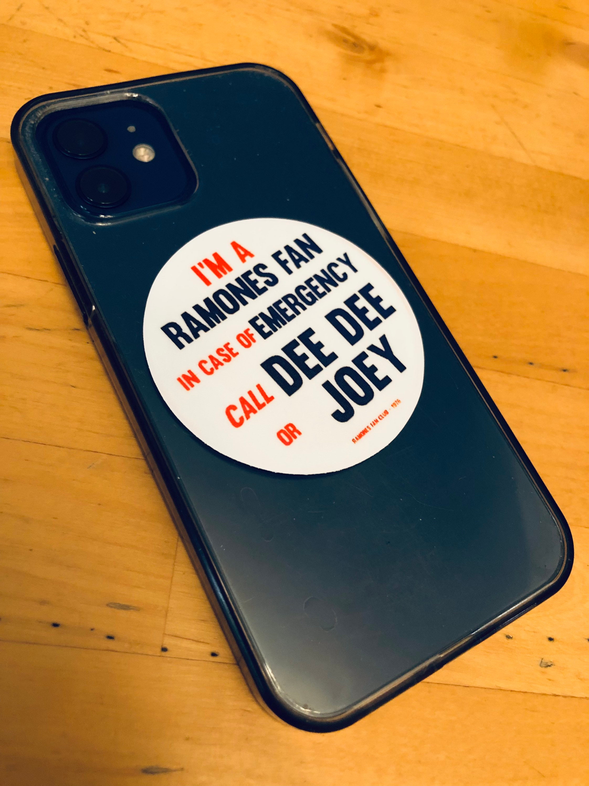 Ramones Fan Club Stickers (2) - Etsy