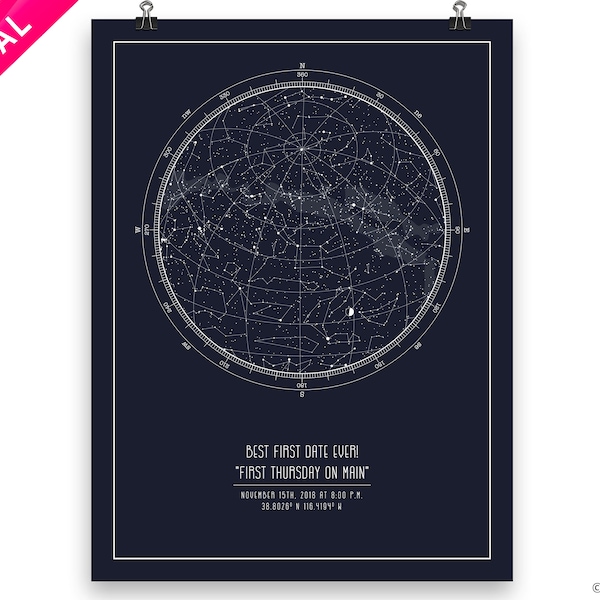 Sky Map - Etsy