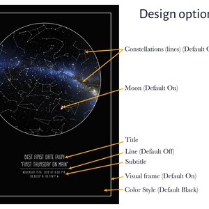 Custom Star Map DIGITAL, Realistic Night Sky Map, Personalized Gift for ...