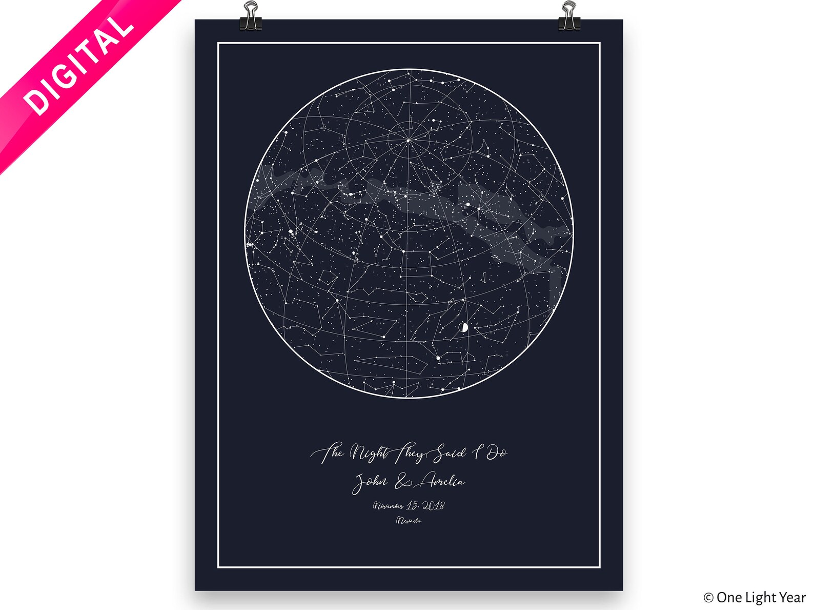 Custom Star Map Space Wall Art Poster Mothers Day Gifts - Etsy
