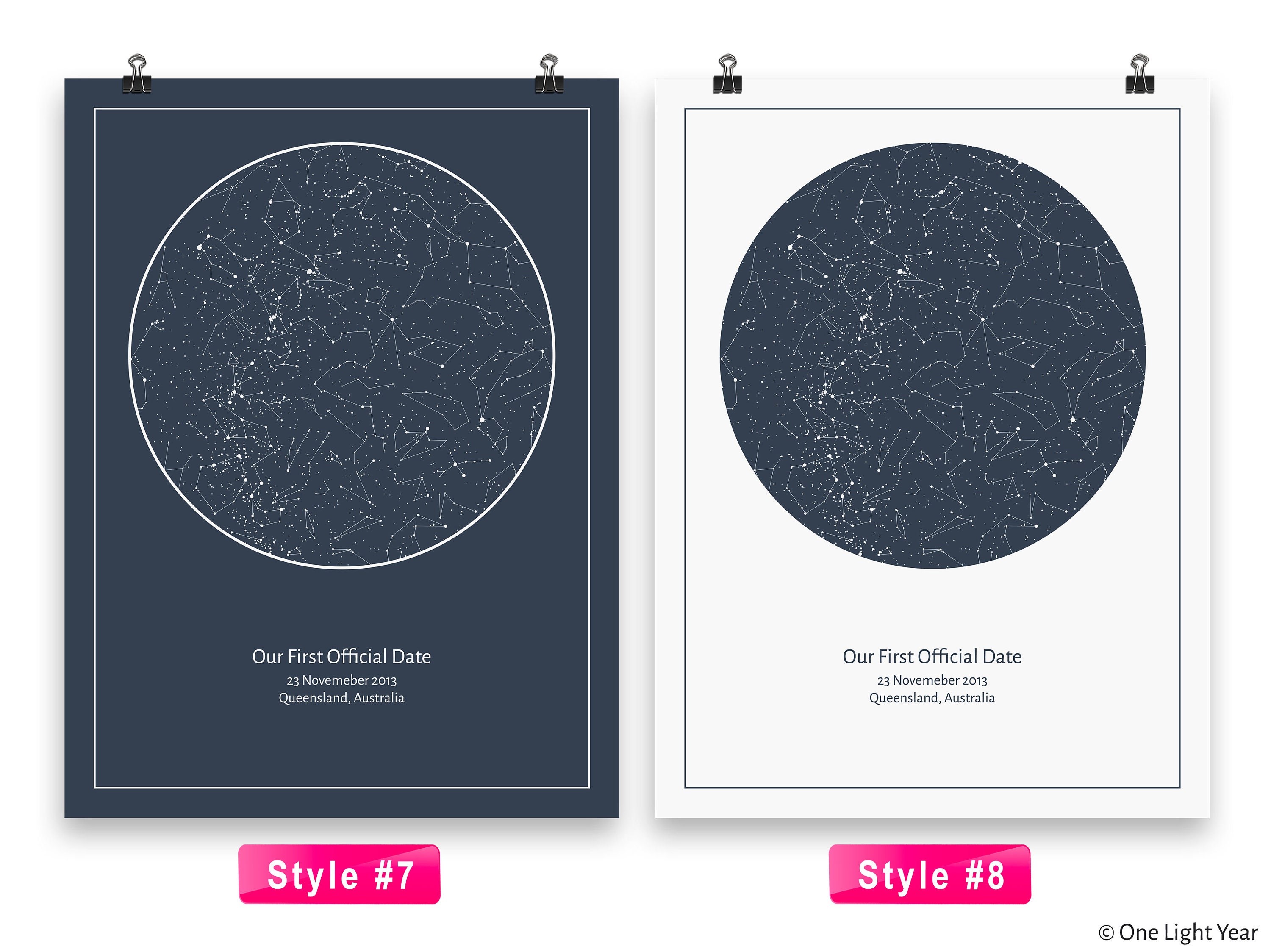 Star Chart Sky Map DOWNLOAD Bedroom Decor Unique Gift - Etsy