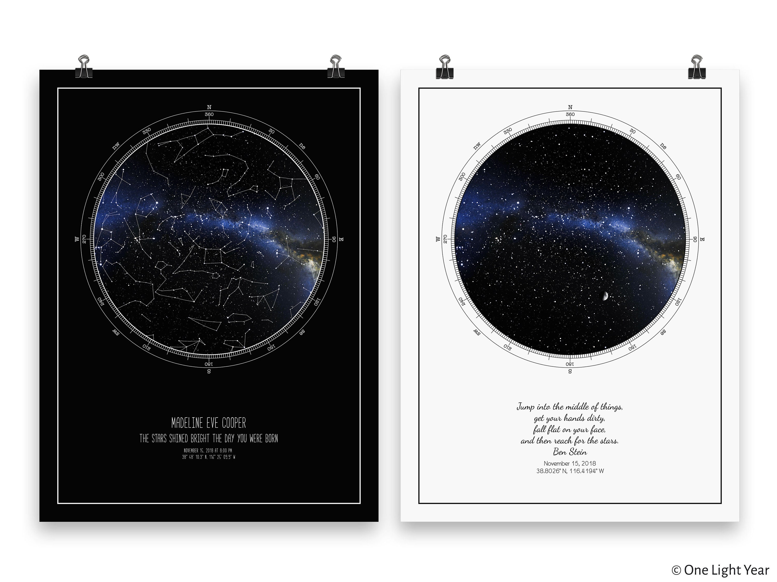 Realistic Star map by date DIGITAL Unique Gift for boyfriend | Etsy