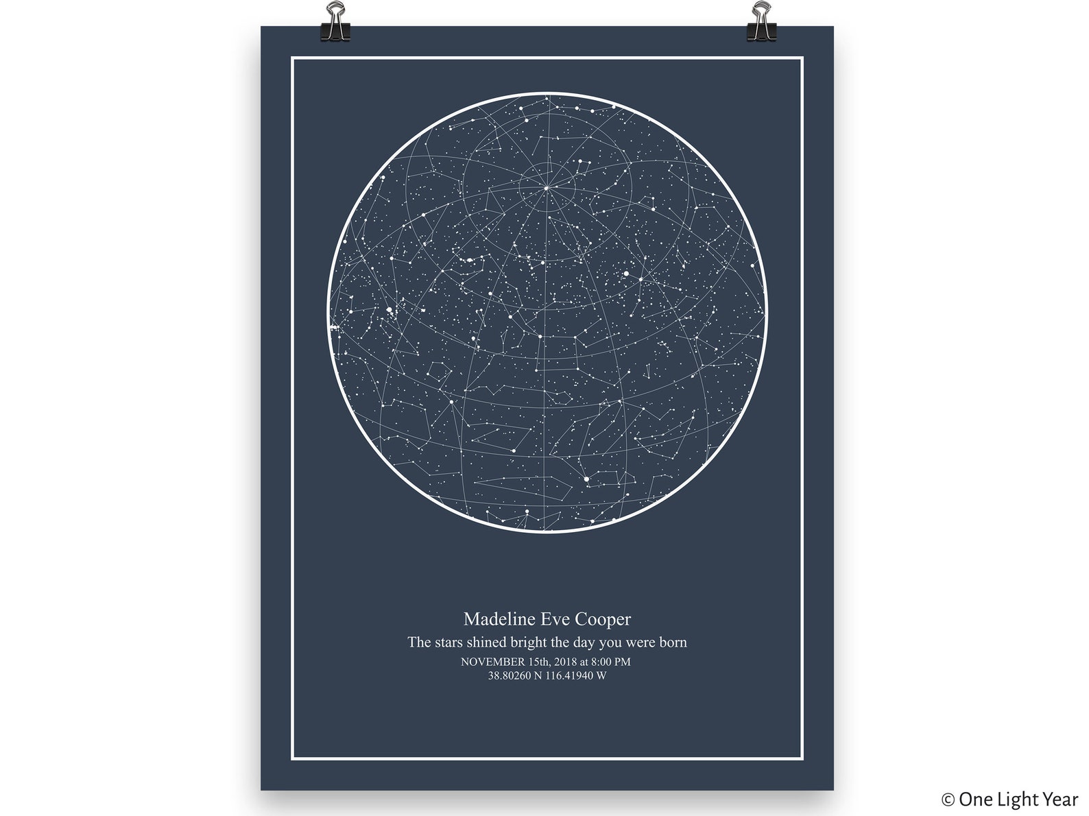 Custom star map by date Constellation map Home wall decor | Etsy