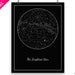 Custom Star Map Black Printable Sky Chart Christmas Unique - Etsy