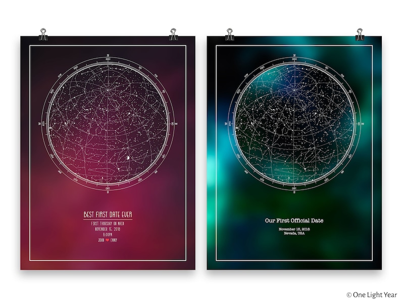 Personalized Sky map DIGITAL Celestial print Bedroom decor | Etsy