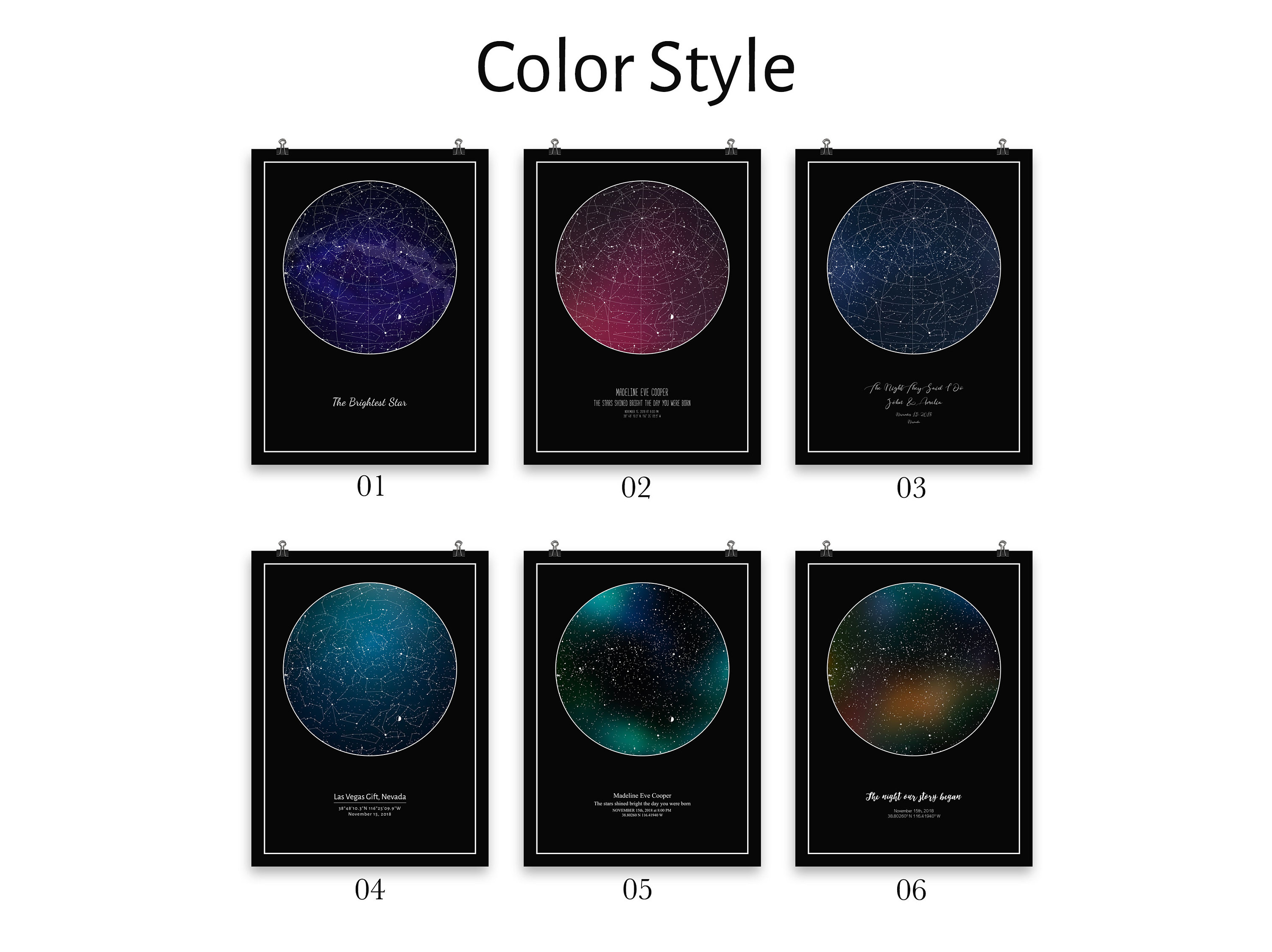 Constellation Map DIGITAL Star Chart Wall Decor | Etsy