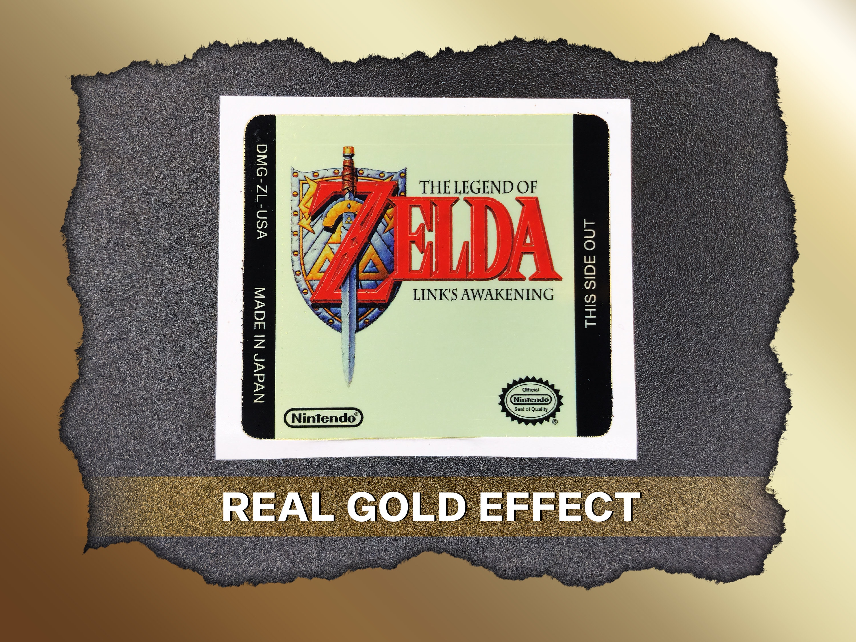 Gameboy Color Zelda Links Awakening DX Replacement Label, 59% OFF
