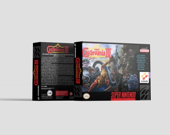Super Castlevania Iv Box - Etsy