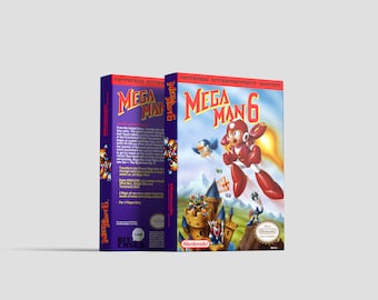 Mega man 6 box art - foneden