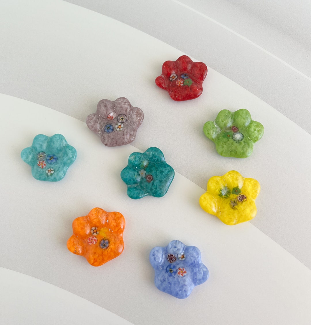 Pocket Paw Hugs With Murrini - Colors of Rainbow Paw Hug Charm, Pocket ...